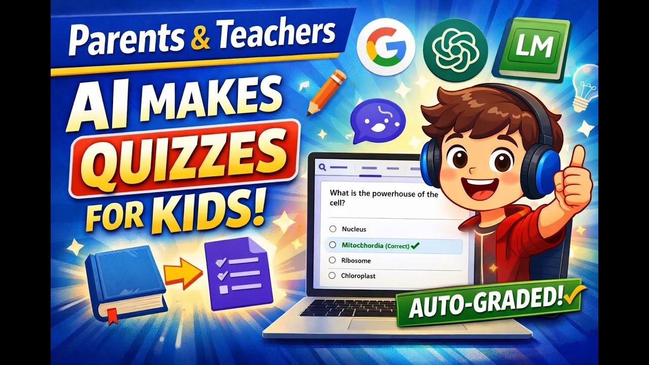 Create Auto-Generated Google Form Quizzes Using AI | NotebookLM ...