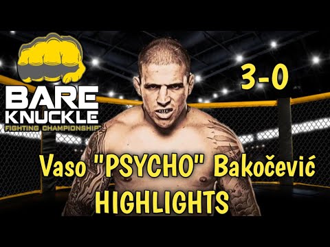 Vaso " Psycho " Bakočević - Bareknuckle Boxing - Highlights by MMA ...