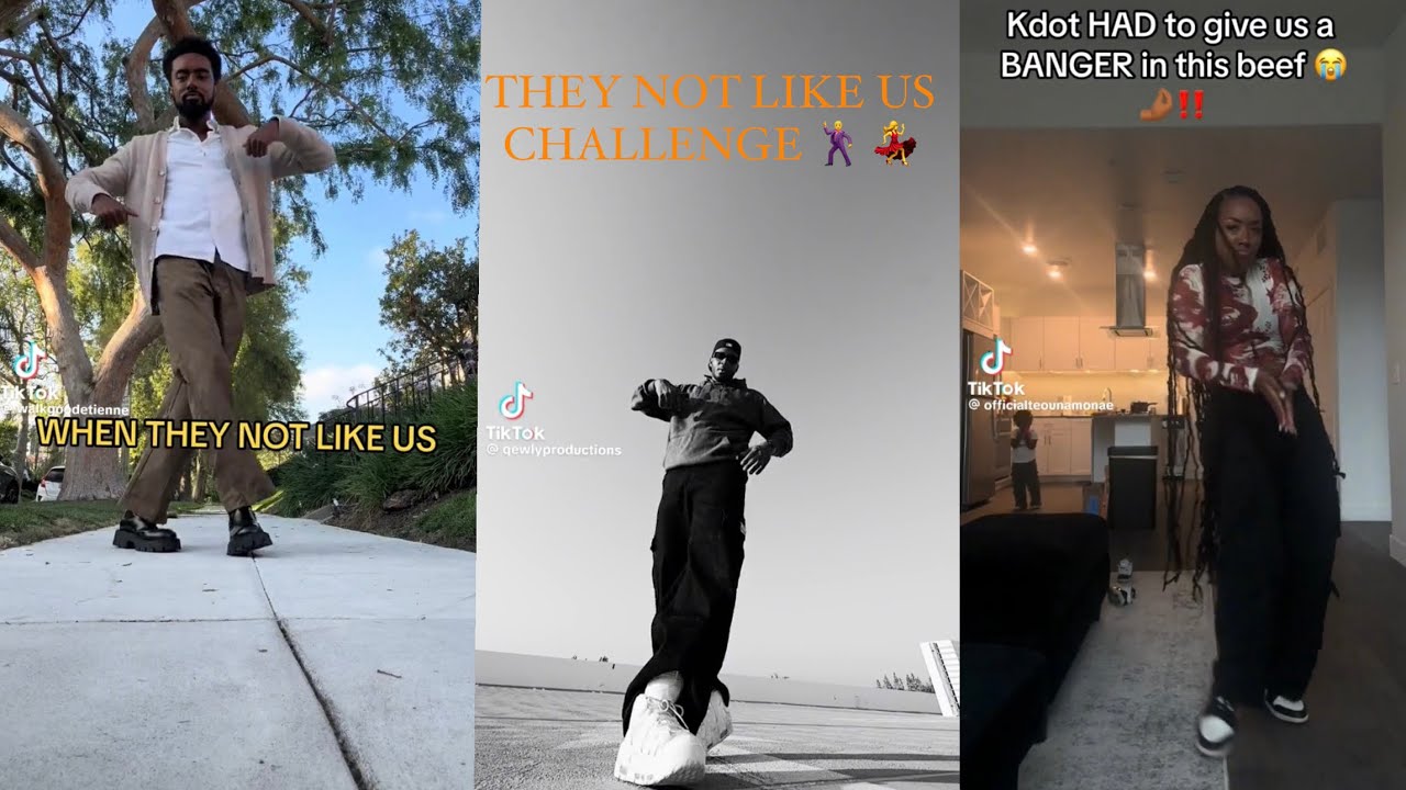 Not Like Us TikTok Dance Challenge -Kendrick Lamar - YouTube