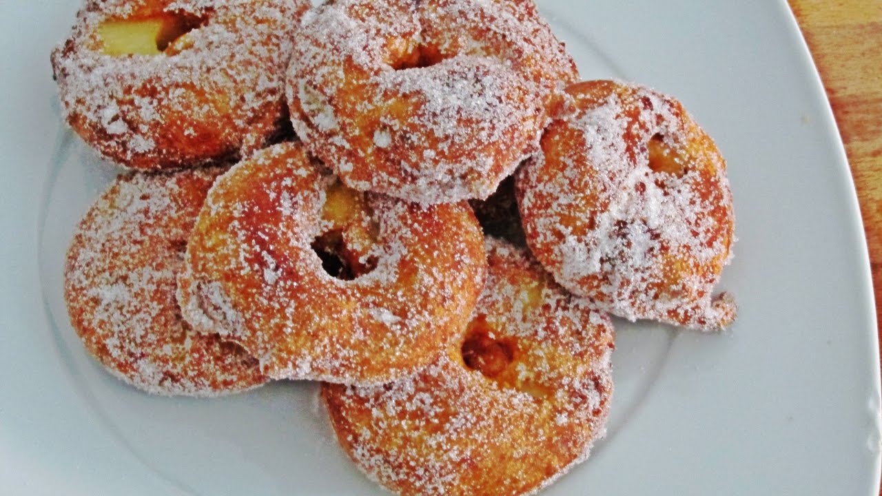 receita de donuts de maçã ( canal chantilly com choclate ) - YouTube