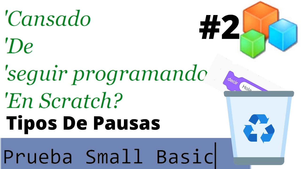 APRENDE a PROGRAMAR en texto! | Small Basic #2 | Tipos de PAUSAS - YouTube