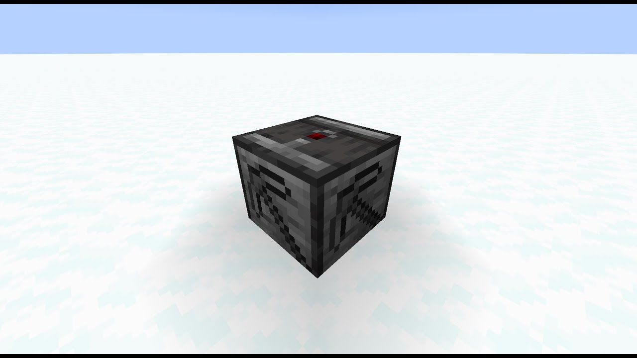 An example of using a PICKAXE BLOCK in Minecraft 23w13a_or_b - YouTube