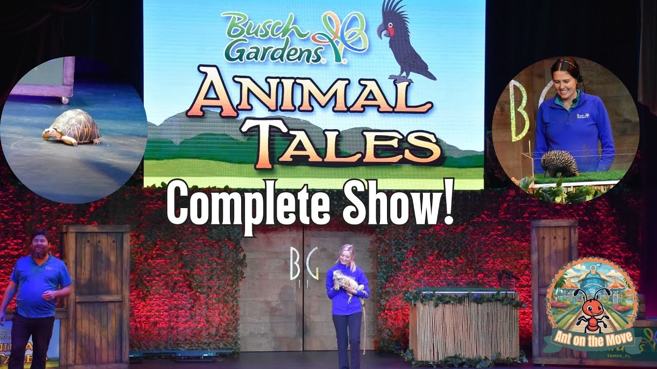 Animal Tales at Busch Gardens - Complete Show - YouTube