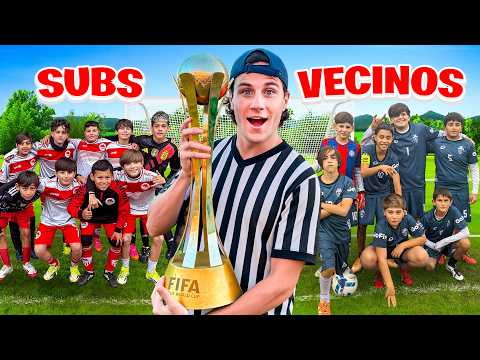 JUGAMOS UN PARTIDO DE FUTBOL! VECINOS VS SUSCRIPTORES! Arbitro Pro