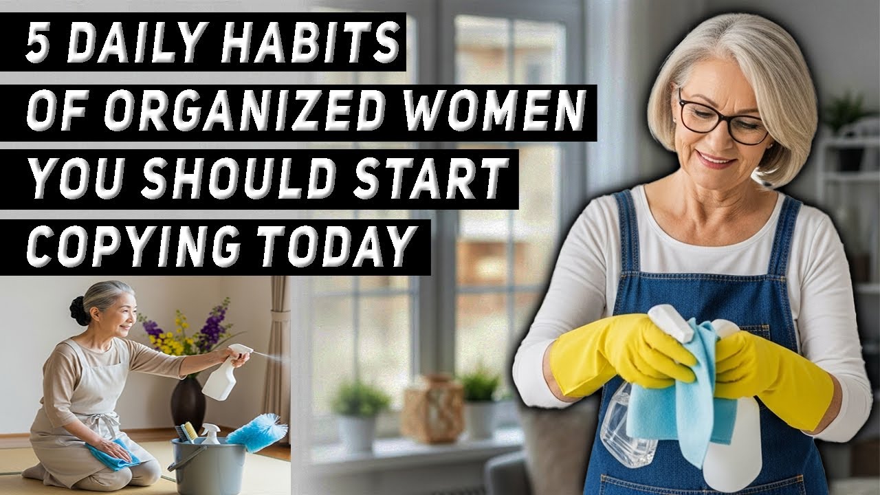 5 Daily Habits of Organized Women You Should Start Copying Today - YouTube