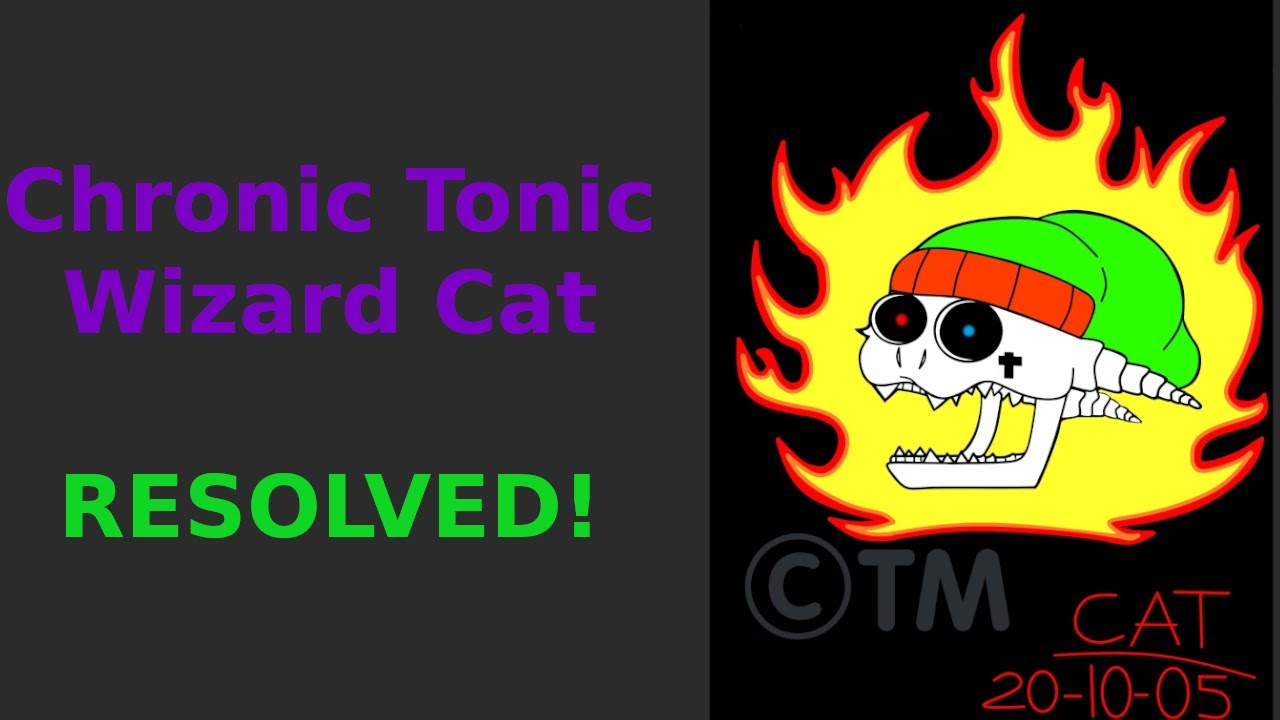 Chronic Tonic Wizard Cat - Resolved! | Greymuzzle Rant - YouTube