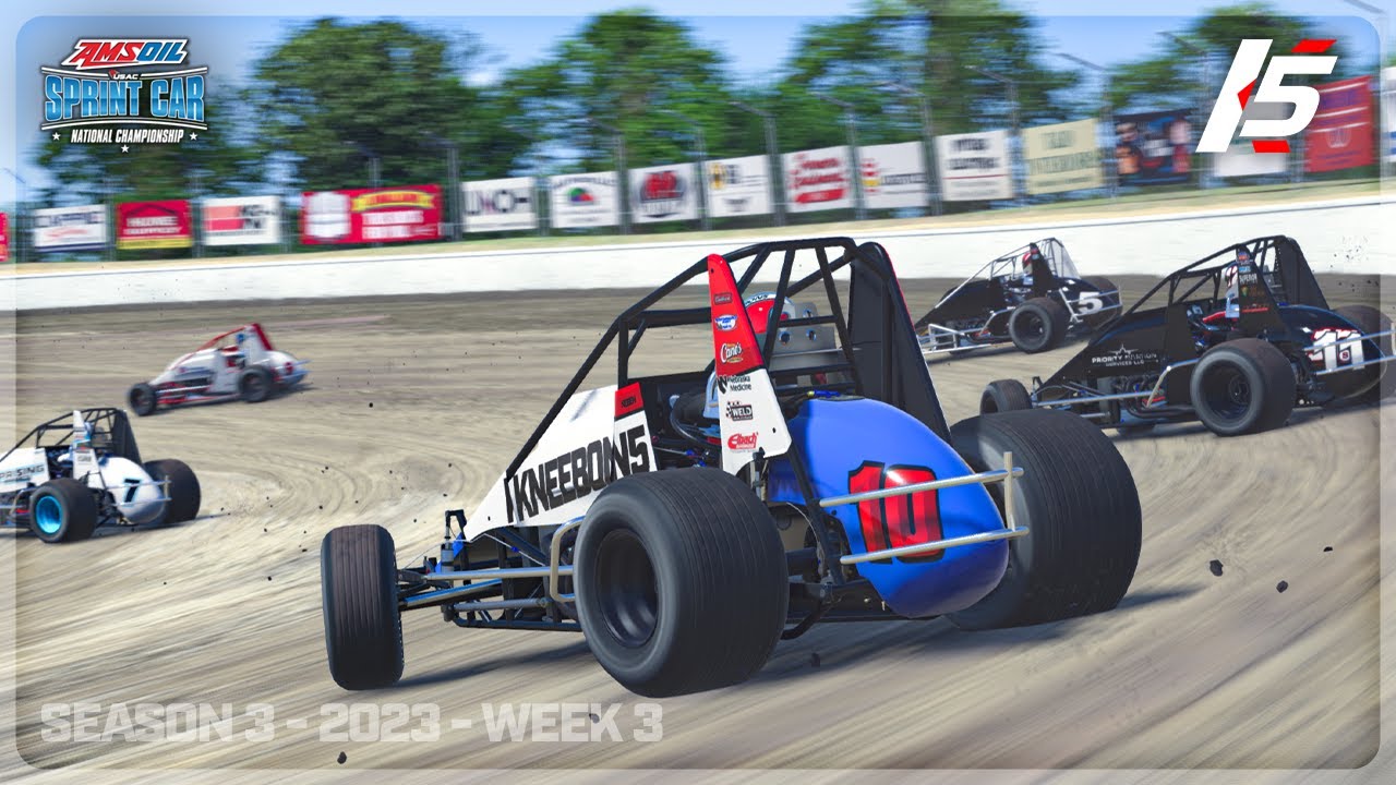 USAC 410 Sprint Cars - Limaland Motorsports Park - iRacing Dirt - YouTube