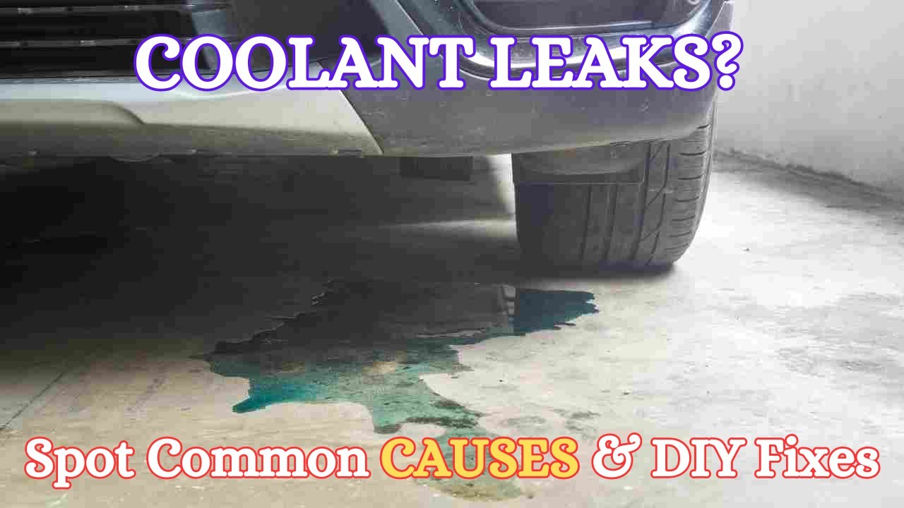 PUDDLES UNDER YOUR CAR? TOP 9 CAUSES OF COOLANT LEAKS! - YouTube