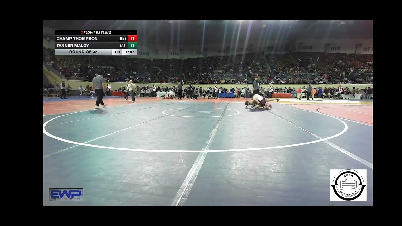 Junior High All State Tourney Rd2 Champ Thompson Jenks v Tanner Maloy ...