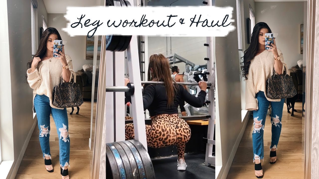 LEG WORKOUT | Amazon Haul - YouTube