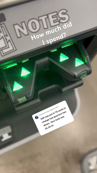 How much did I spend #money #cash #math #change #selfcheckout - YouTube