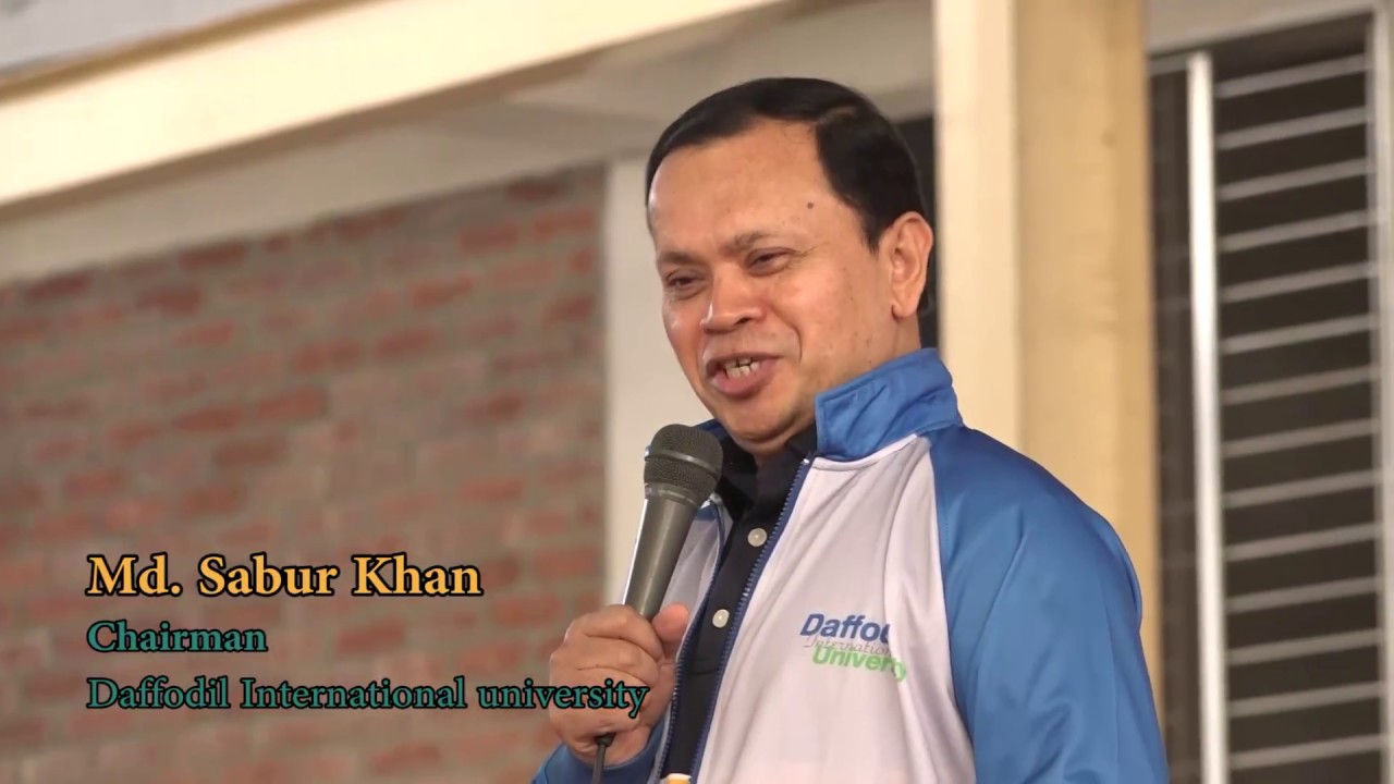 Md Sabur Khan @ DIU Change Together Program - YouTube