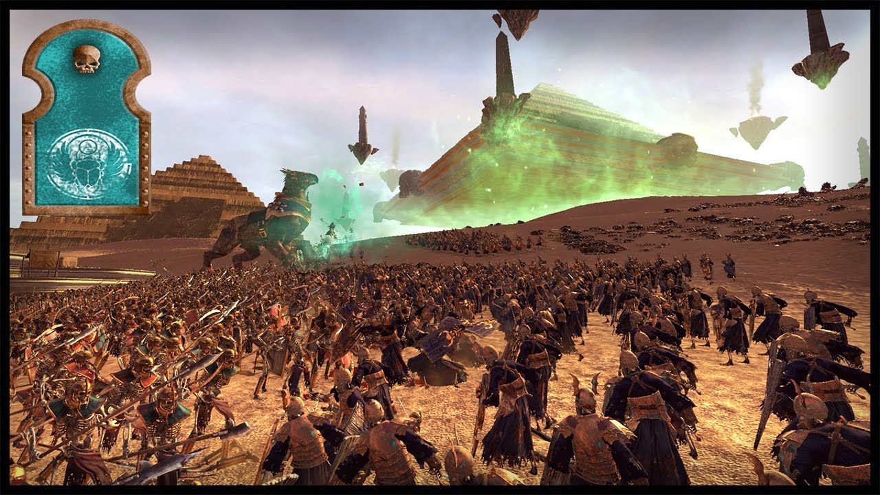 Tomb King Battle For The Black Pyramid of Nagash - Custom Map Battle ...