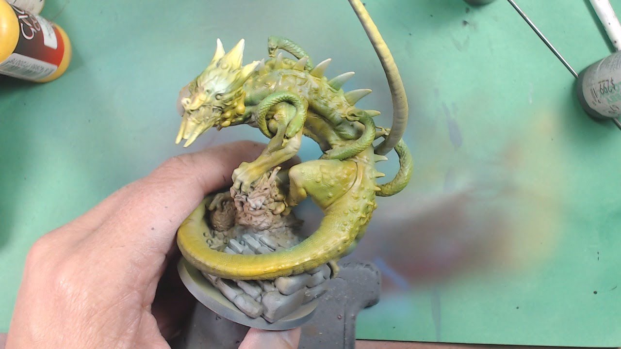 Painting Rising Sun Earth Dragon - YouTube