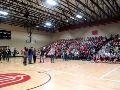Spirit Assembly at Union 8th Grade Center - YouTube