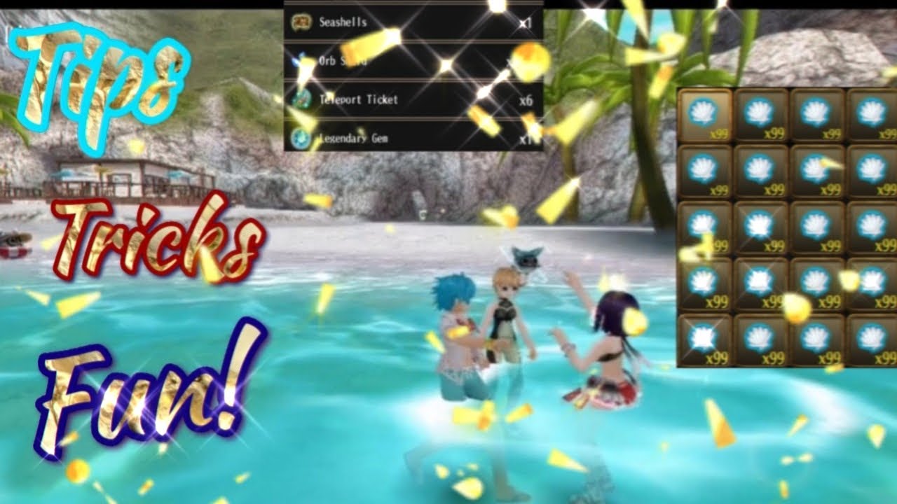 Toram Summer event! - Diving, Summer shell, etc - YouTube