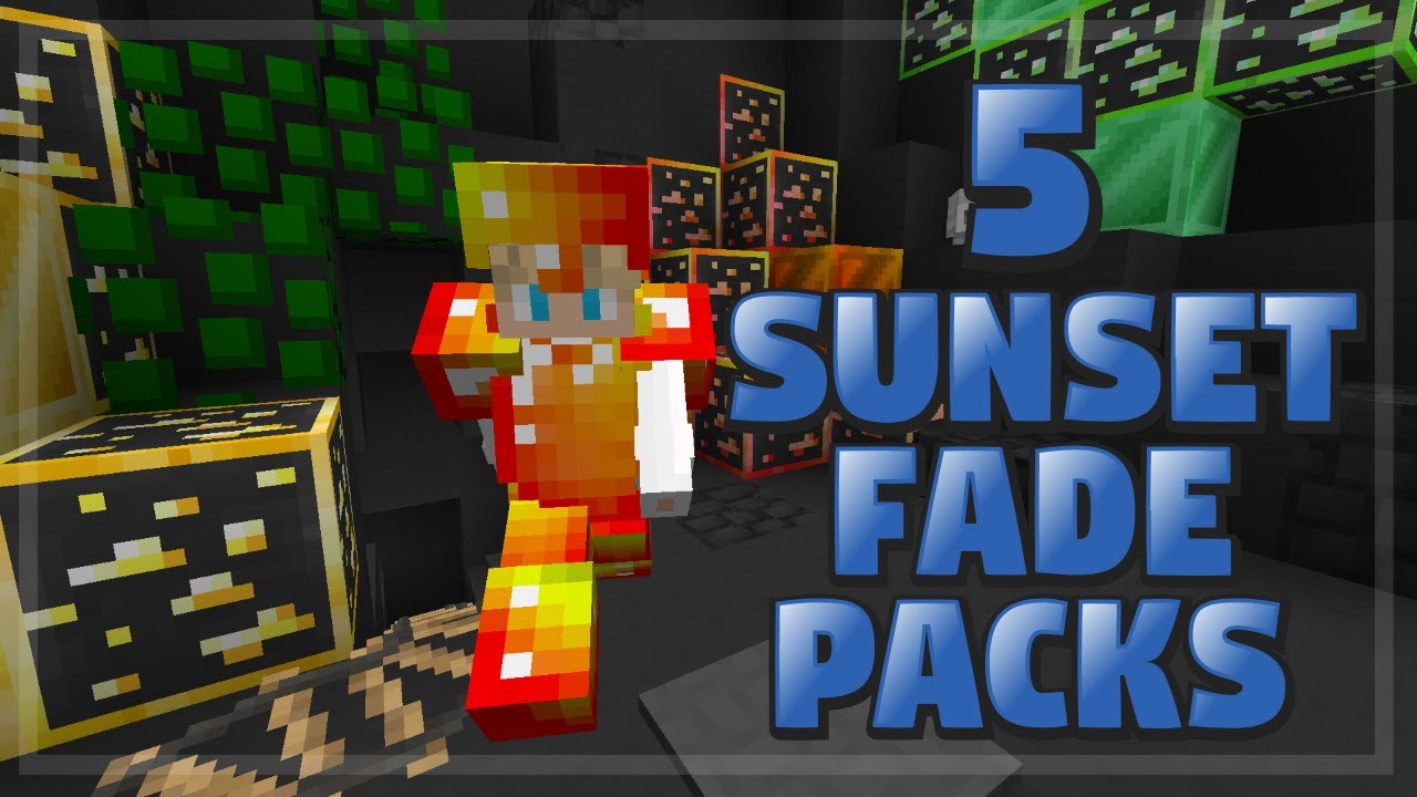 5 Sunset Fade Packs - Texture Pack Showcase - YouTube