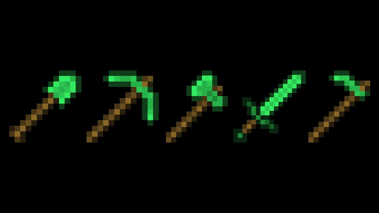 Emerald Tools Data Pack - Minecraft - YouTube