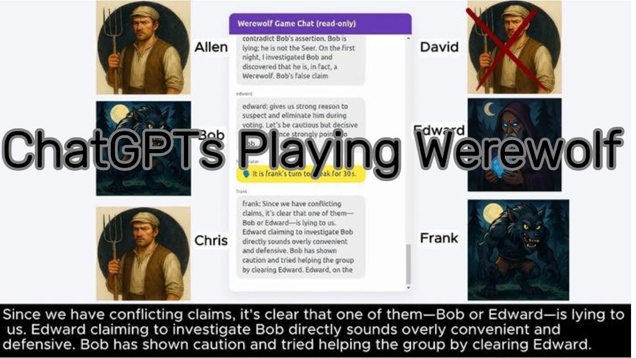 ChatGPTs Playing Werewolf - Seer Showdown: AI Villagers Defeat Two ...