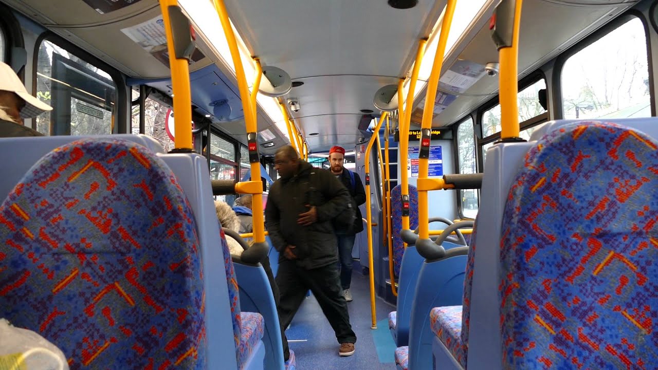 Ride inside a Metroline bus on route 43 through Islington 30th Dec 2015 ...