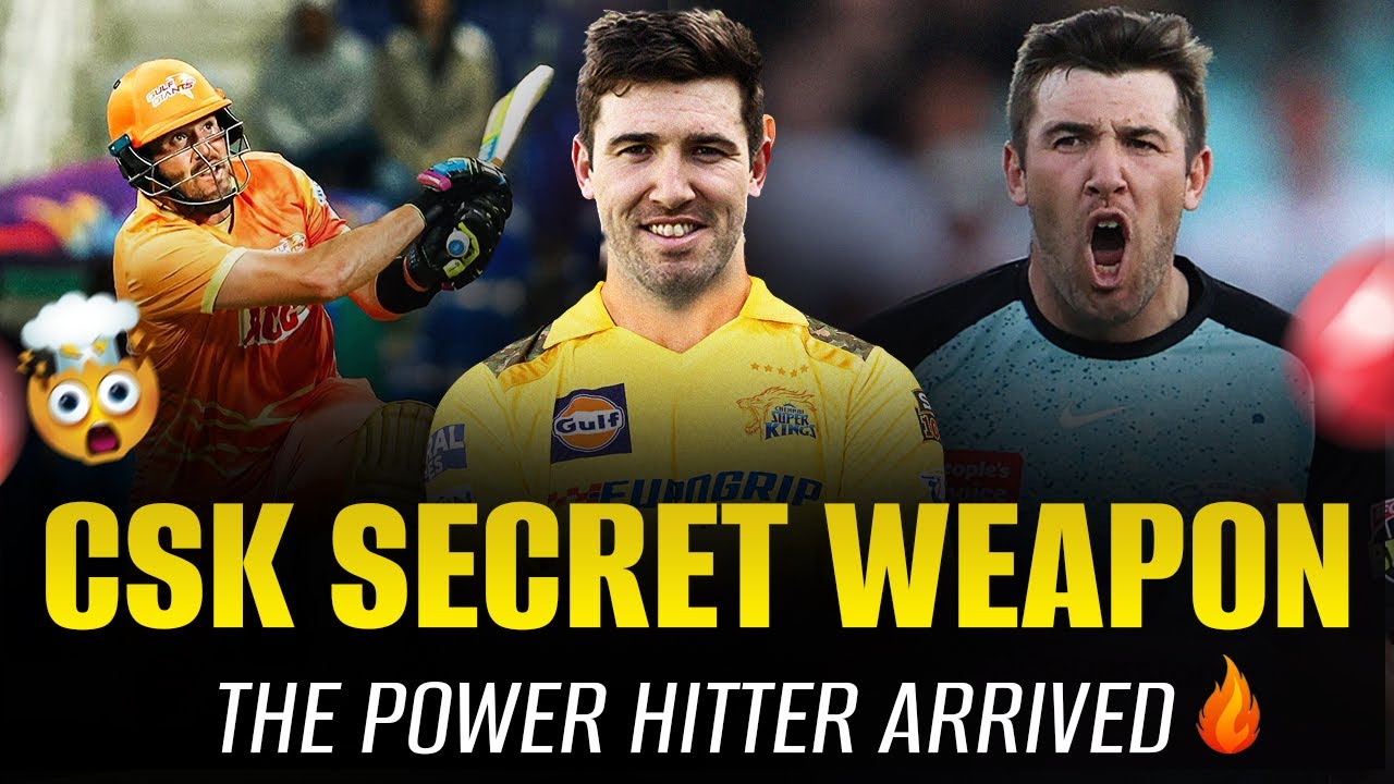 CSK’s Secret Weapon : The Power-Packed Auction Pick! || Jamie Overton ...