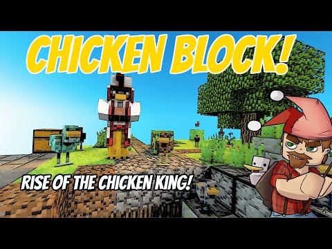 Minecraft Map: CHICKEN BLOCK - 6 - HOME BUILDING! - YouTube