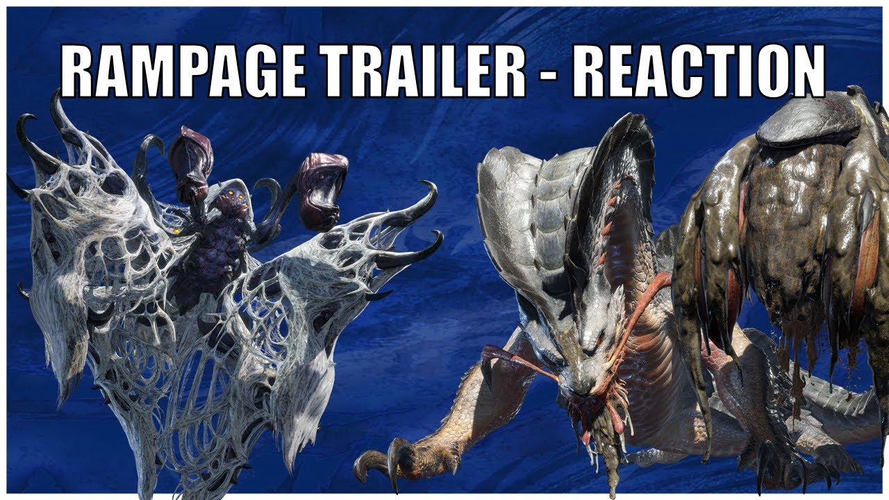 MH:Rise | Rampage Trailer Reaction | Rakna-Kadaki, Almudron & more ...
