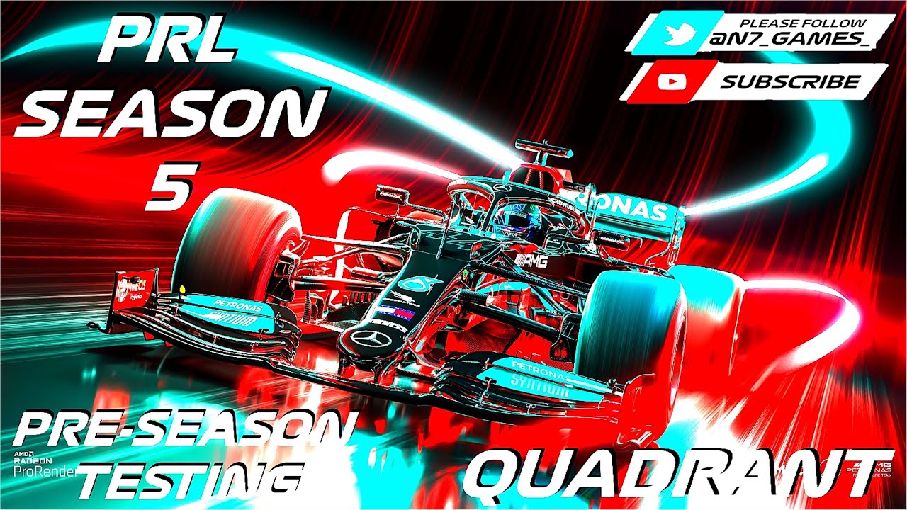 F1 22 - PRL SEASON 5: QUADRANT - PRE SEASON TESTING 2 - N7 GAMES LIVE ...