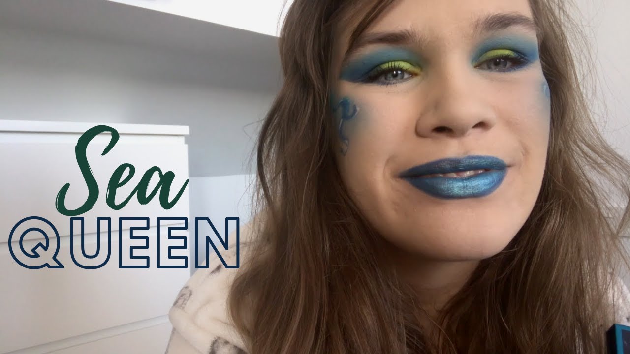 SEA QUEEN MAKEUP LOOK - YouTube