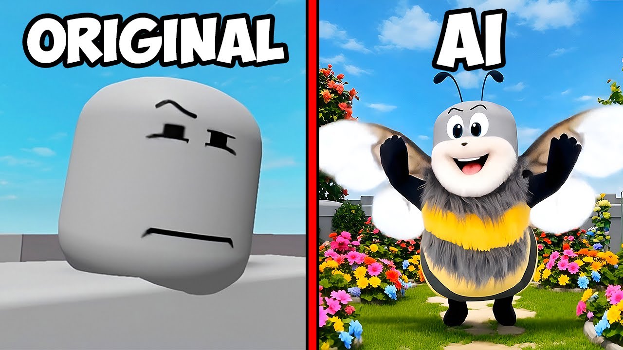 ROBLOX MEMES TURNED INTO HONEY BEE FAIRIES! 😱 (Using PixVerse AI Magic ...
