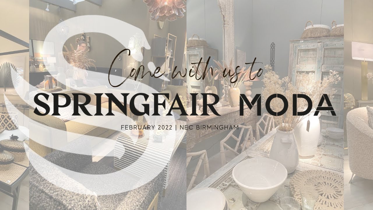 COME TO A TRADE SHOW WITH US | Spring Fair February 2022 - YouTube