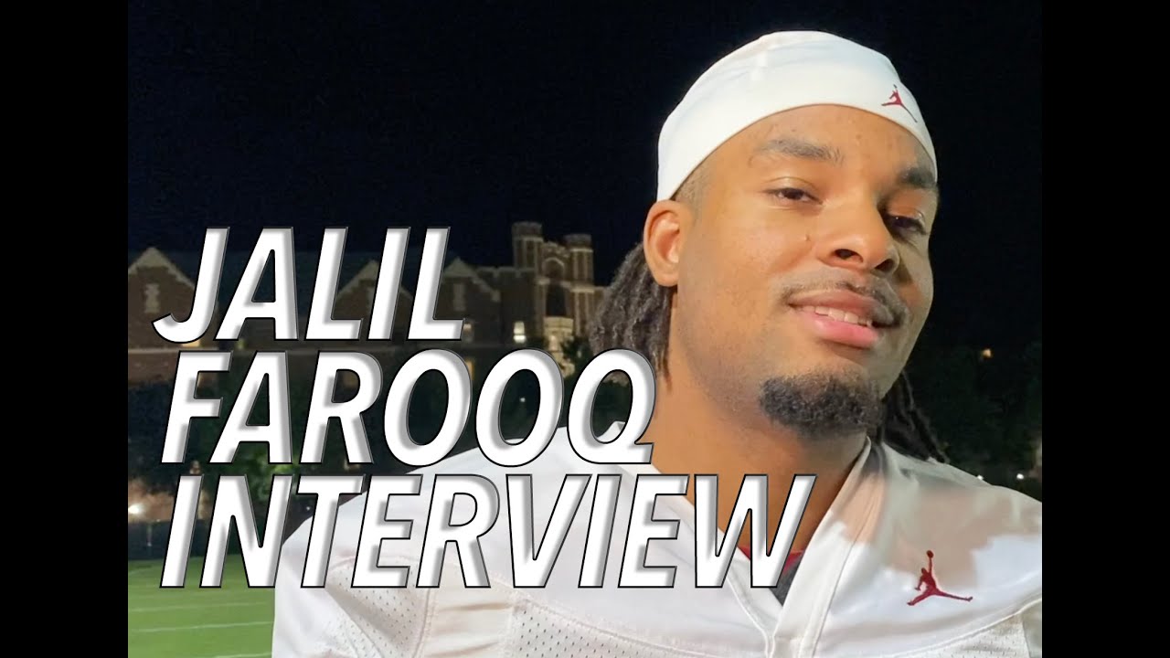 Jalil Farooq Interview (Pre TCU) - YouTube