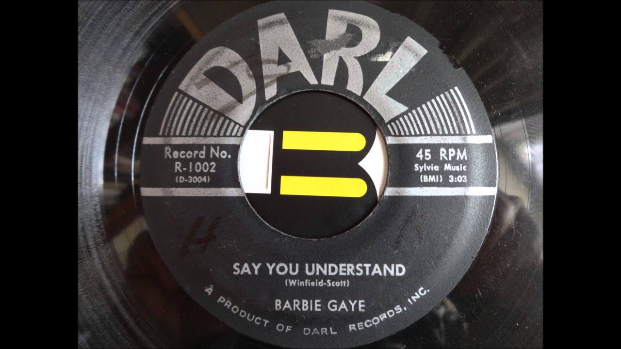 Barbie Gaye - Say You Understand - YouTube