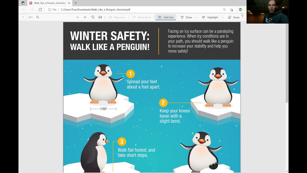 Winter Safety: Tips for walking on icy surfaces - YouTube