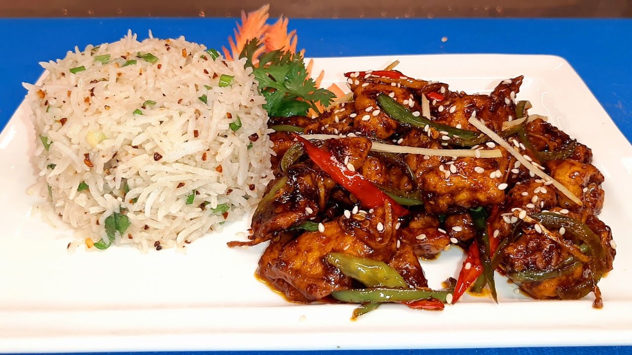 Fish Chilli Dry Spicy Fish Recipe with Rice - YouTube