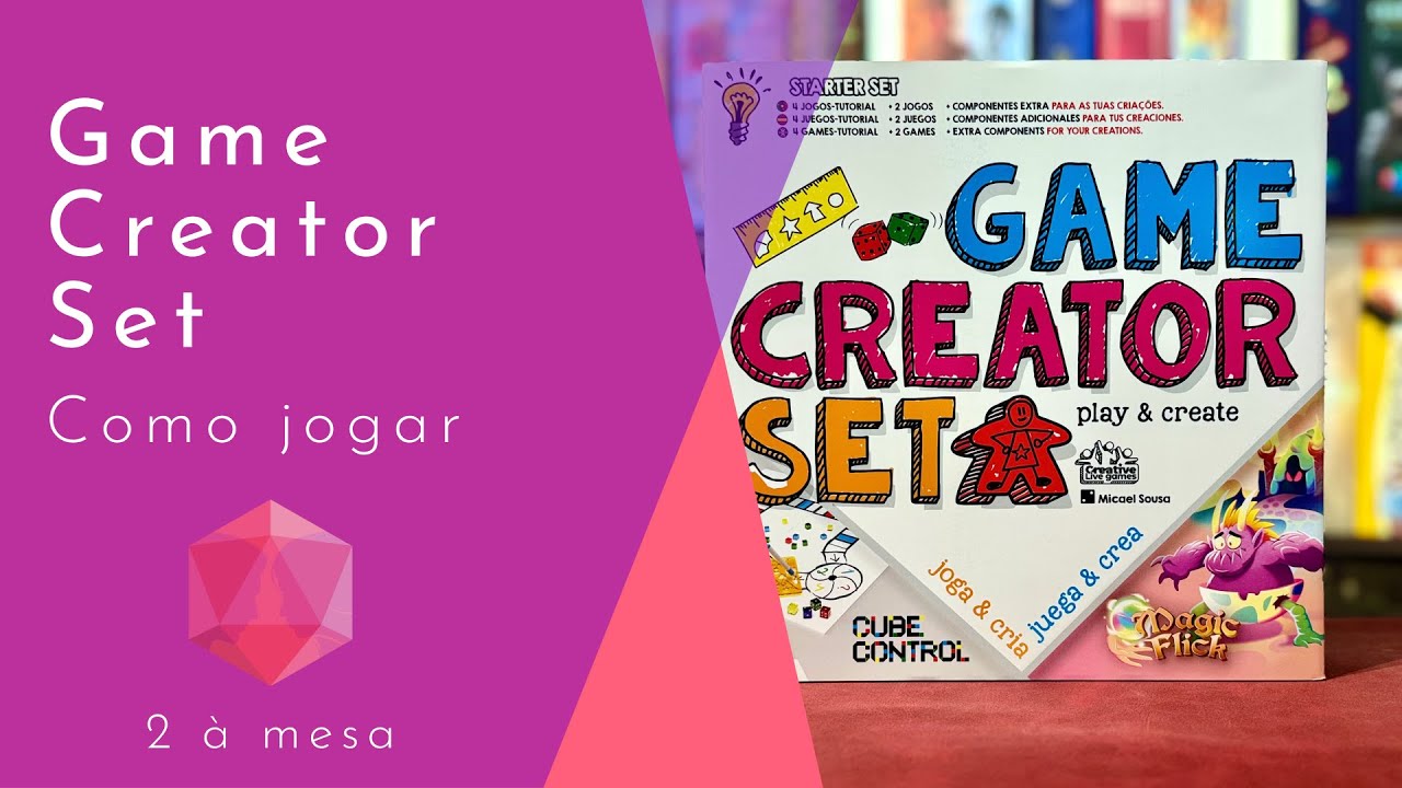Game Creator Set | Setup e como jogar e review - YouTube