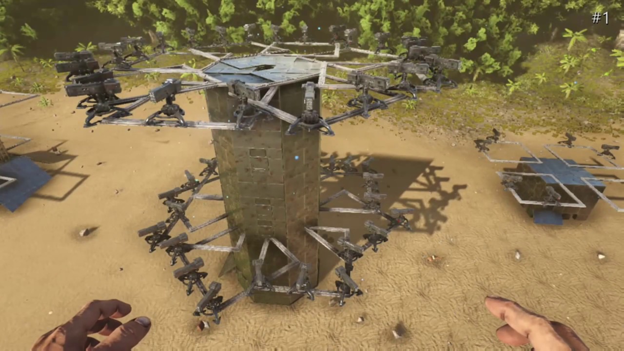 Top 3 Ark turret tower designs - YouTube