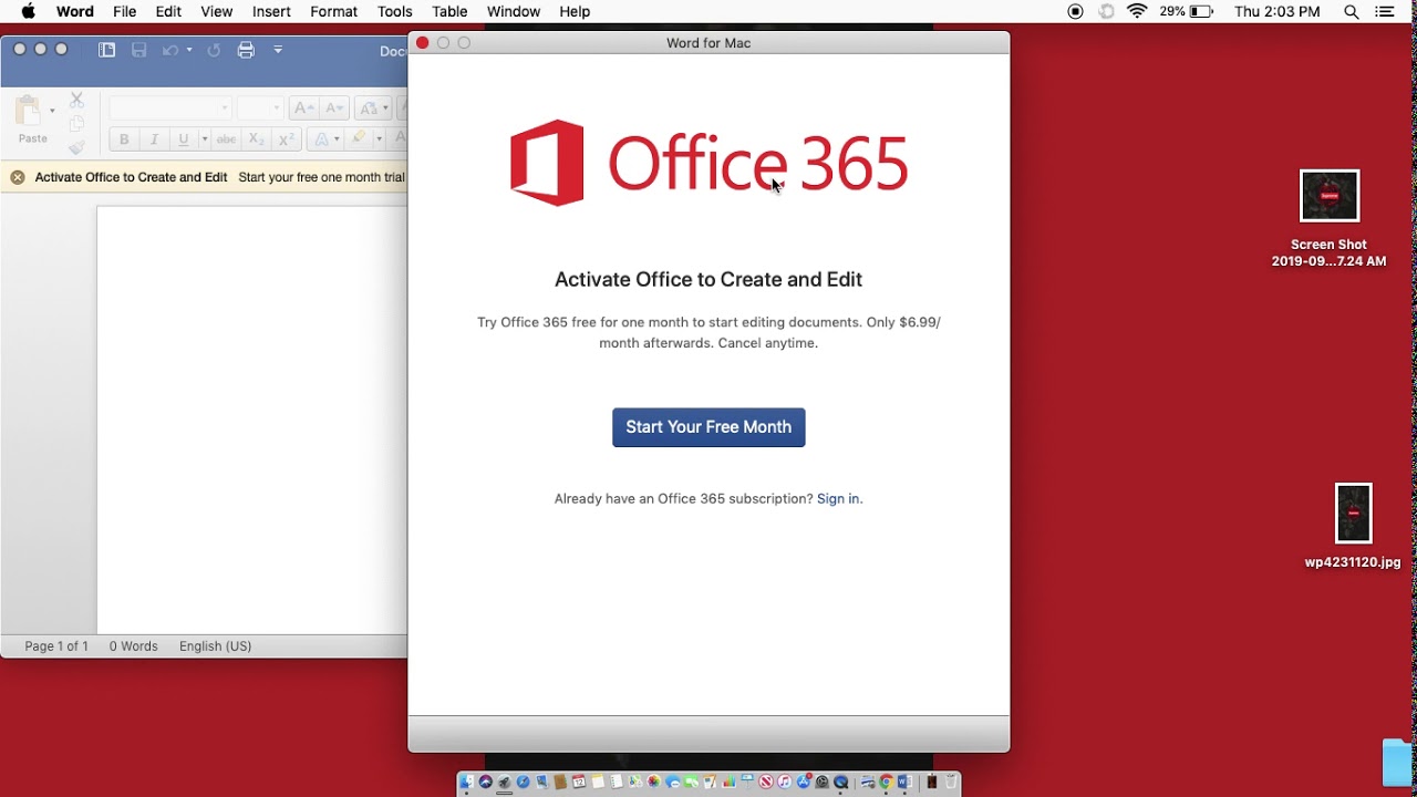 Signing into Microsoft Word - YouTube