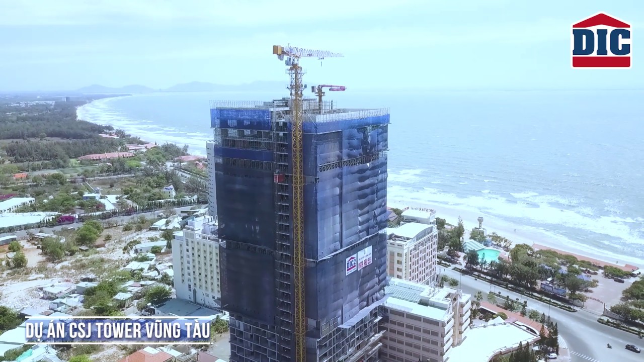CẢNH QUAY THỰC TẾ DỰ ÁN - CSJ TOWER VŨNG TÀU - THÁNG 4/2020 - YouTube