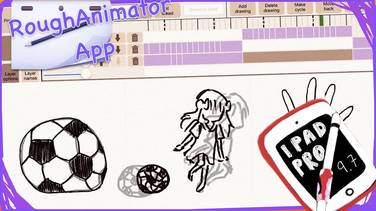 Animating on IPad Pro | RoughAnimator App | Timelaspe - YouTube