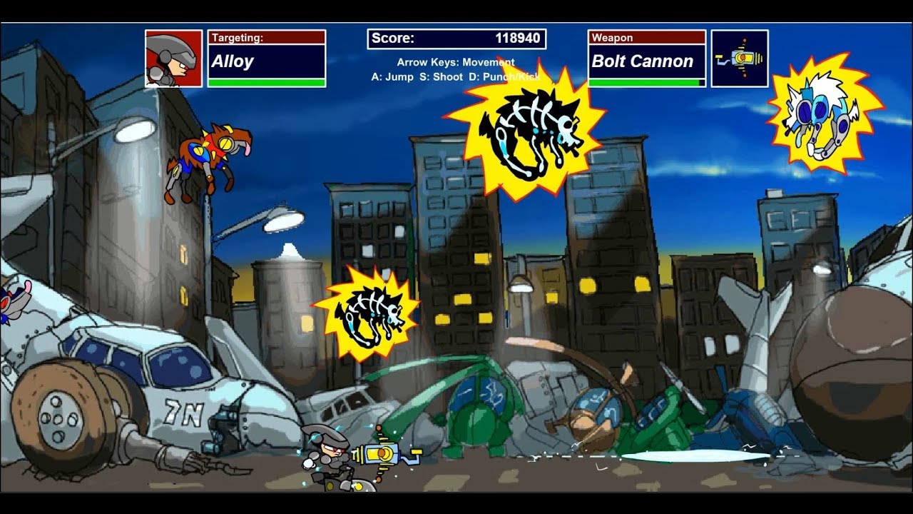 Alloy Arena || Rampage Walkthrough - YouTube