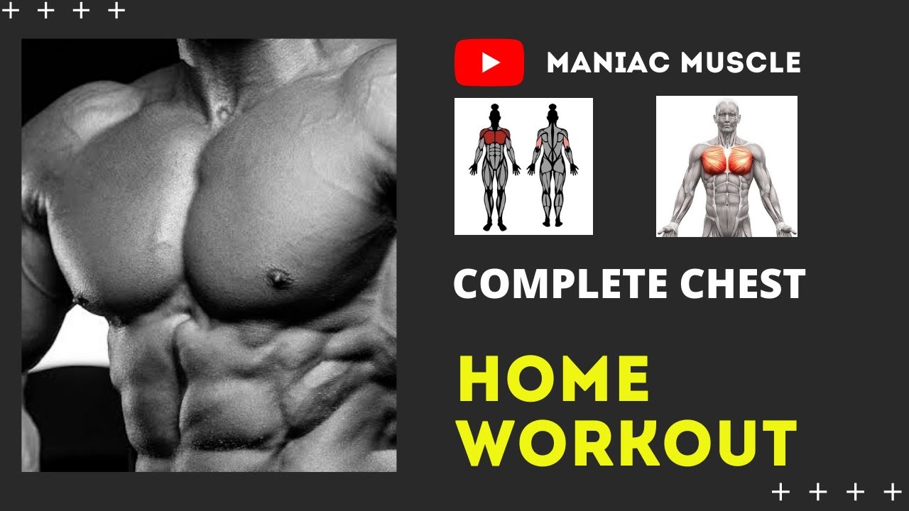 Chest Workout At Home | Maniac Muscle - YouTube