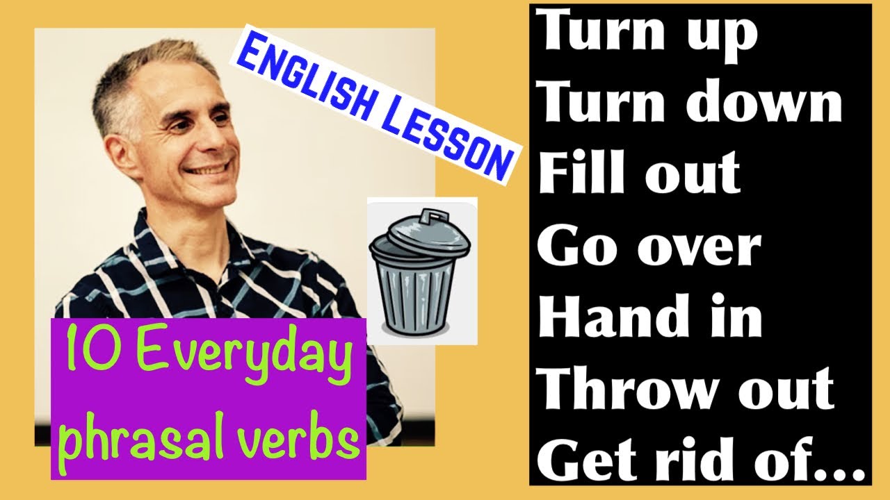 10 EVERYDAY PHRASAL VERBS | Great for English Conversation - YouTube