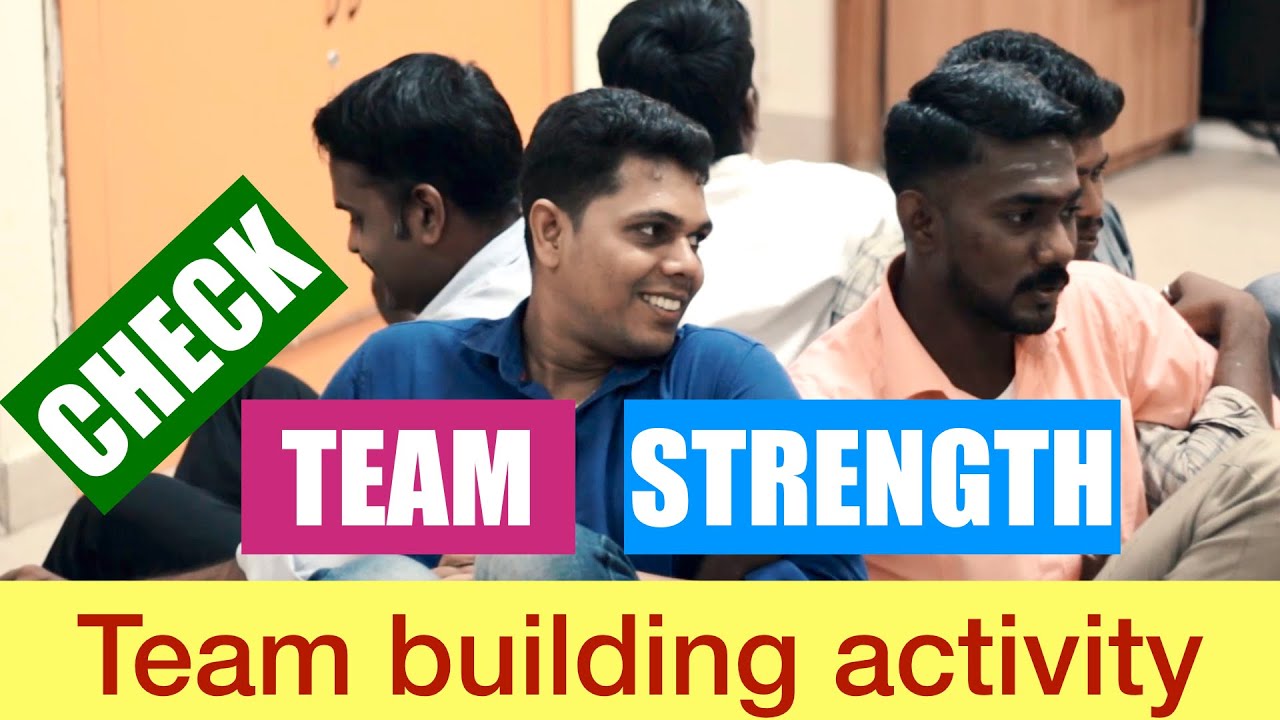 Check your team strength | Team building activity for employees - YouTube