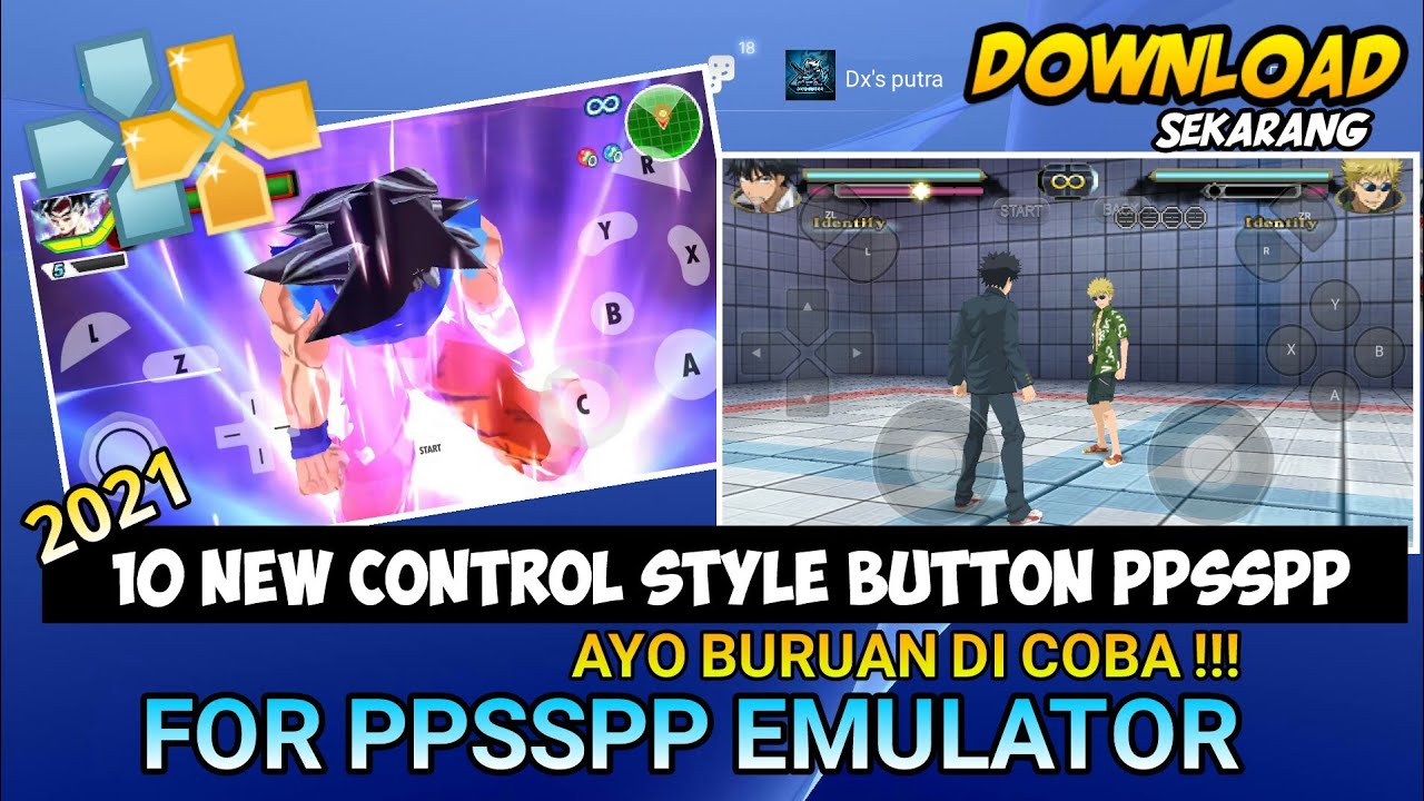 10 New Control Style Button PPSSPP Mod Ps1 Ps2 Ps3 Ps4 Ps5 - YouTube