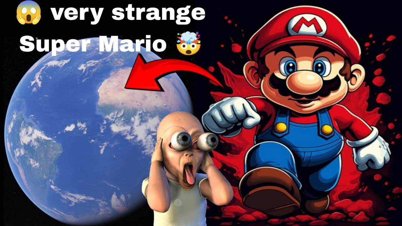 😱 very strange Super mario and Real life 🤯 on Google Earth #vairal# ...