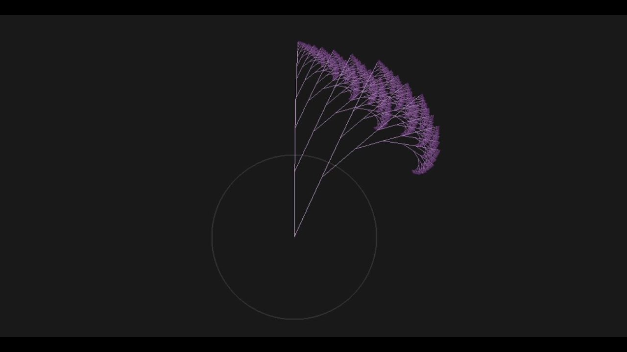 Fractal trees and fractal clocks - YouTube