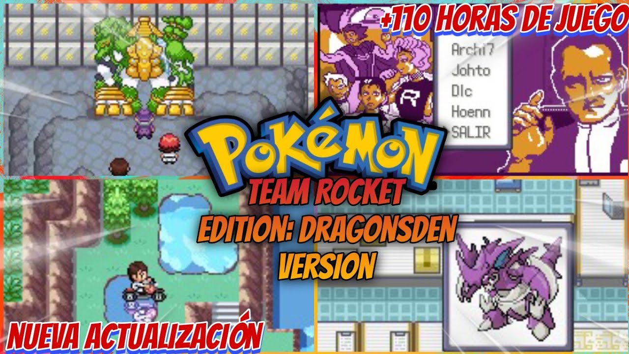YA DISPONIBLE Pokémon Edición Team Rocket V2.1 Hack Rom GBA 2025 EN ...