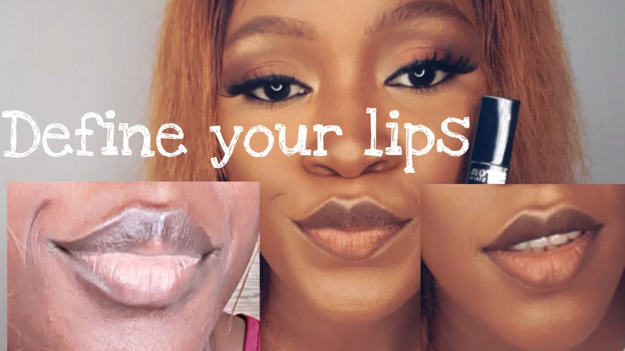 HOW TO DEFINE YOUR LIPS LIKE A PRO/ BEGINNERS FRIENDLY. #LIPTUTORIAL - YouTube