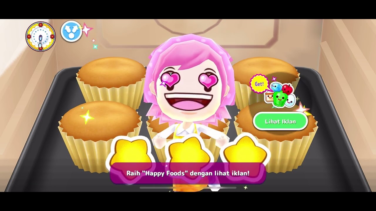 BIKIN CUPCAKE WARNA WARNI 🧁 Main Cooking Mama lagi - YouTube